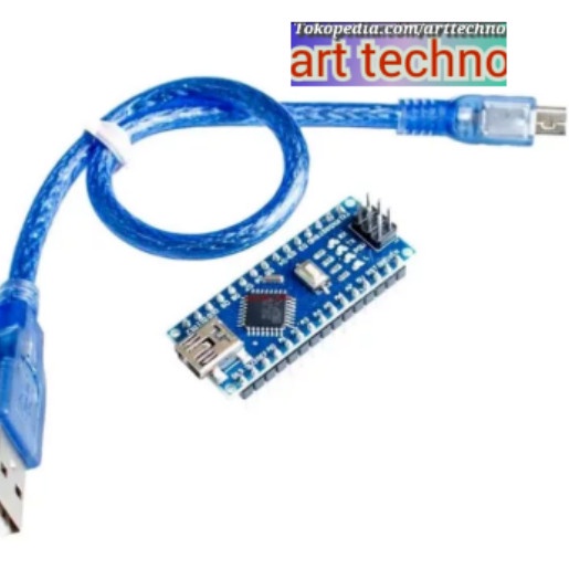 Jual las-perlengkapan- arduino nano sudah solder + kabel usb to mini ...