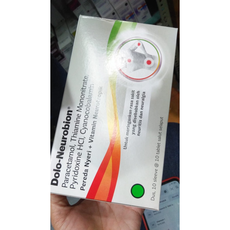 Jual Dolo-neurobion box ( 1 box isi 10 strip @ 10 tablet ) | Shopee ...