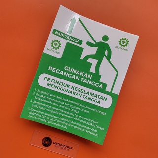 Jual Stiker - Petunjuk Keselamatan Menggunakan Tangga - Gunakan ...