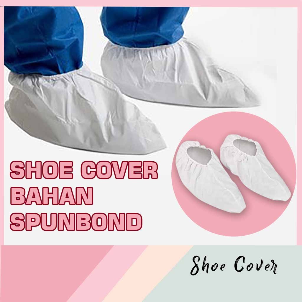 Jual Shoe Cover 1 PASANG Sarung Sepatu Spatu Alas Kaki APD Hazmat ...