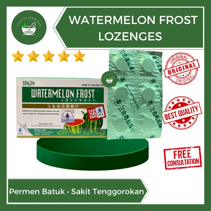 Jual Permen Batuk Obat Radang Sakit Tenggorokan Permen Semangka Sanjin ... Jual Permen Batuk Obat Radang Sakit Tenggorokan Permen Semangka Sanjin ...