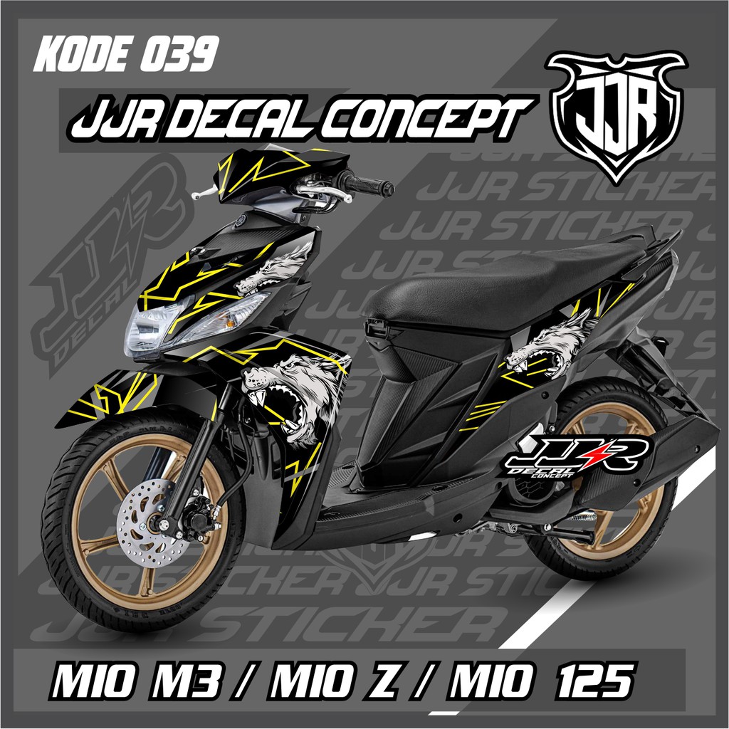 Jual STIKER DECAL FULL BODY YAMAHA MIO M3/MIO125/MIO Z KEREN | Shopee Indonesia