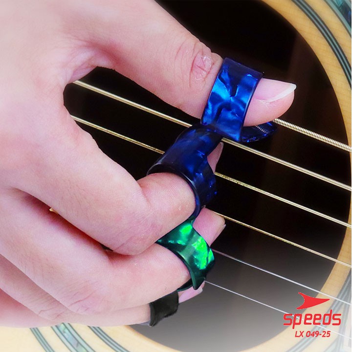 Jual SPEEDS Pick Finger (PER BOX) gitar anti sakit kapalan celluloid ...