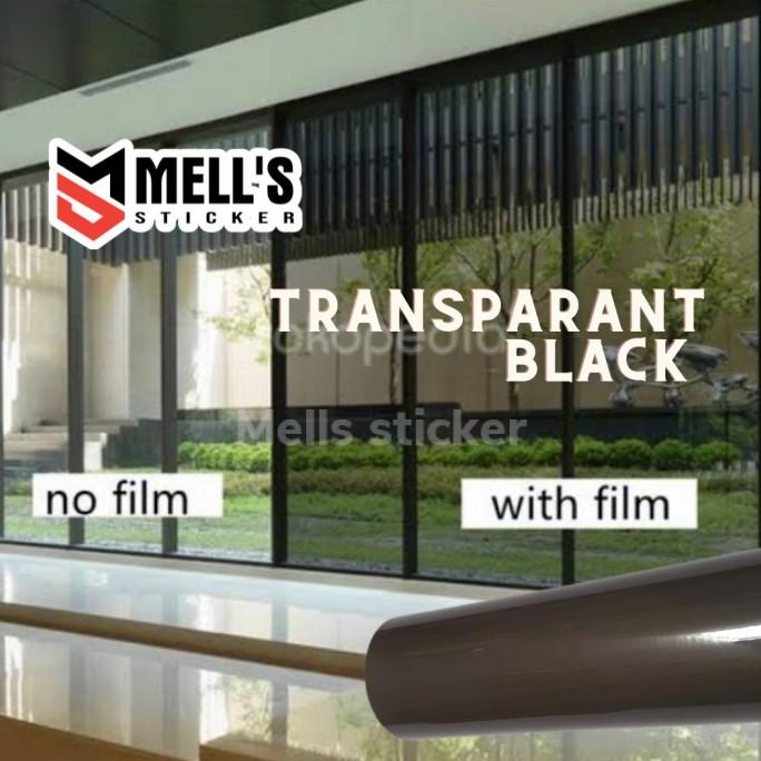 Jual stiker skotlet hitam transparan smoke lebar 45 cm panjang 1 meter ...