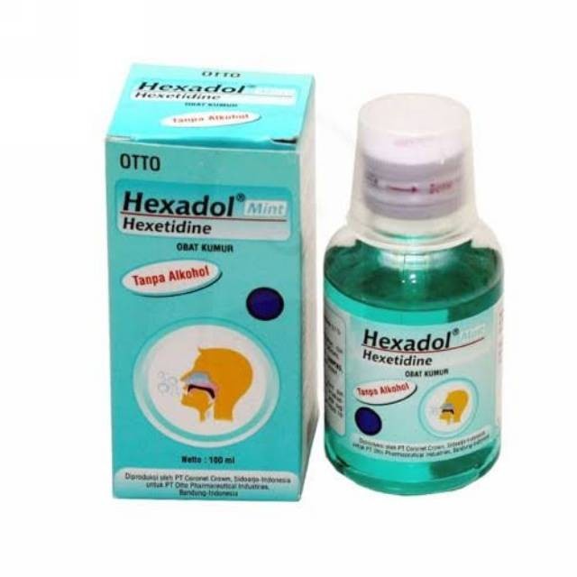 Jual HEXADOL MINT MOUTWASH 100 ML | Shopee Indonesia