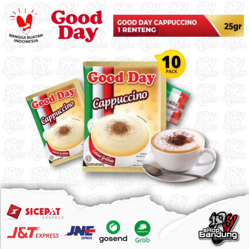 Jual GOOD DAY Cappuccino 10 Sachet @25gr | Shopee Indonesia