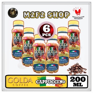 Jual Kopi Golda Coffee Cappuccino Botol Pet - 200 ml (Kemasan 6 Pcs ...