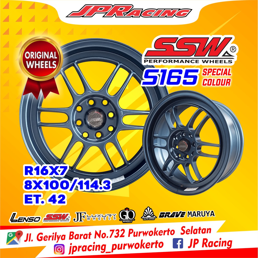 Jual VELG ORI SSW R16 MOBIL BRIO JAZZ CITY SIGRA SIRION COROLLA VIOS ...