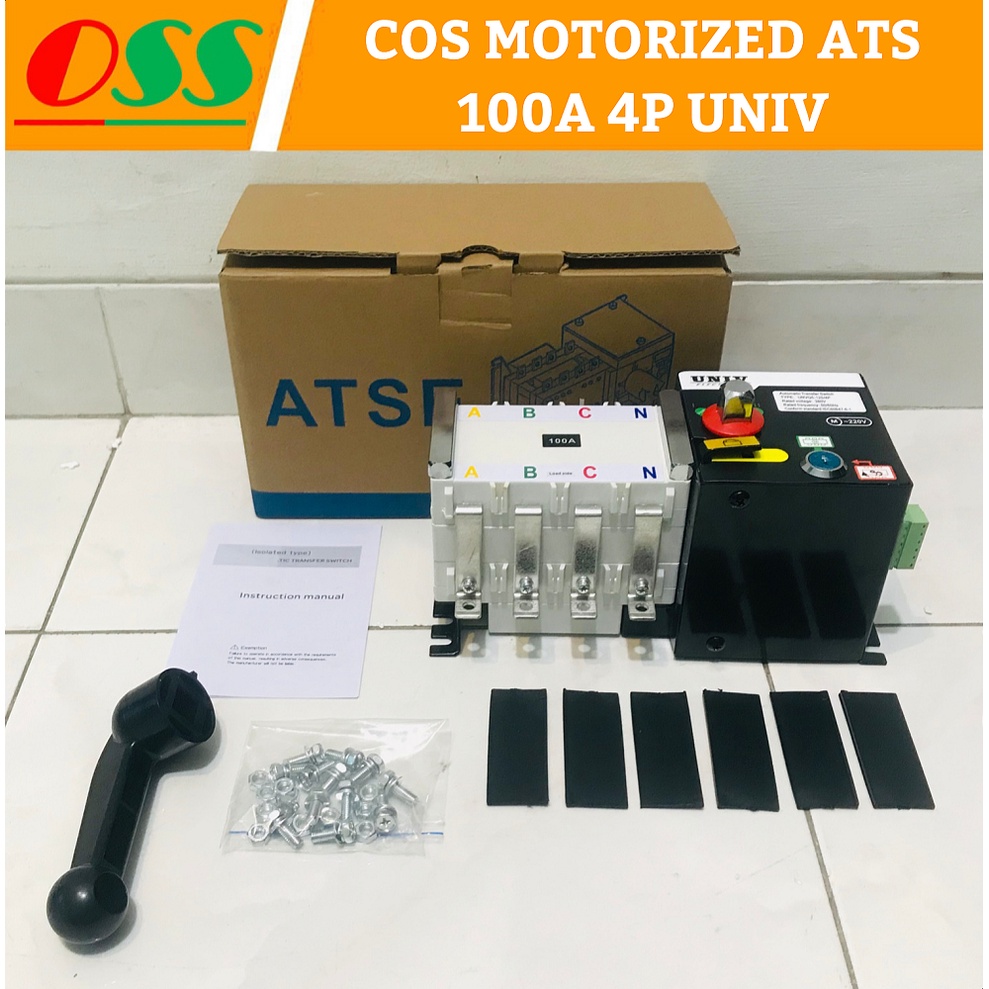 Jual COS MOTORIZED ATS 100A 4P ATS UNIV UNIV-100A UNTUK PANEL ATS AMF ...