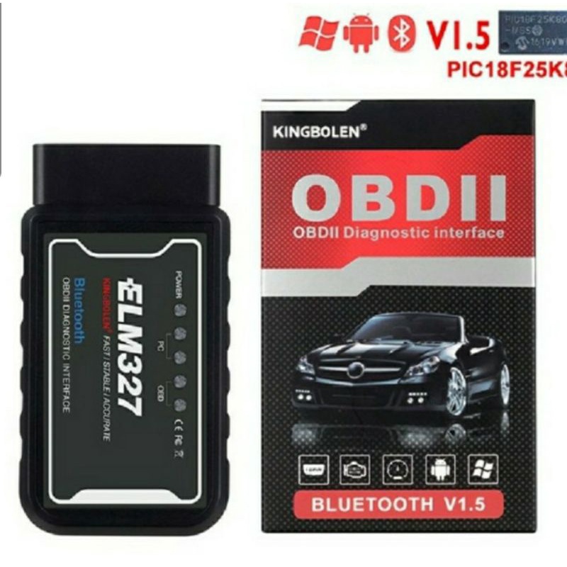 Jual elm327 diagnostic interface OBD2 bluetooth versi 1.5 kingbolen | Shopee Indonesia