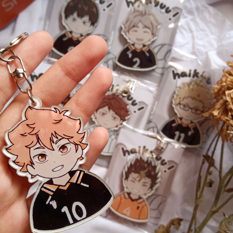 Jual HAIKYUU KEYCHAIN & PIN | HAIKYUU MERCH | Shopee Indonesia