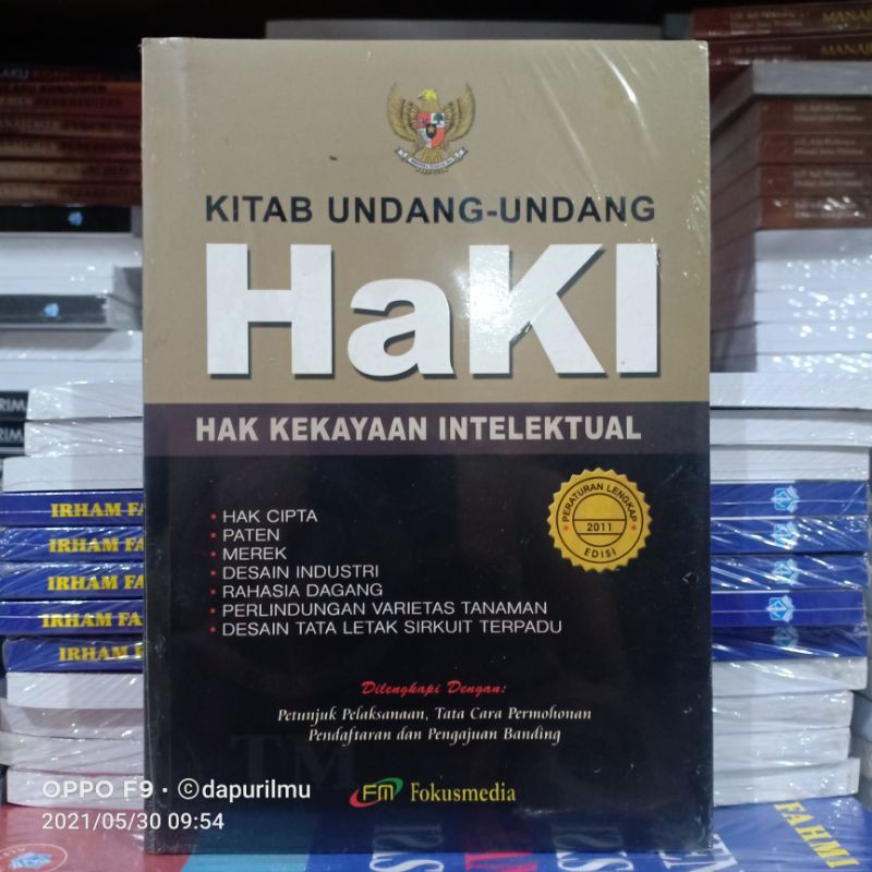 Jual Buku Original: Kitab Undang - Undang HaKI ( Hak Kekayaan ... Jual Buku Original: Kitab Undang - Undang HaKI ( Hak Kekayaan ...