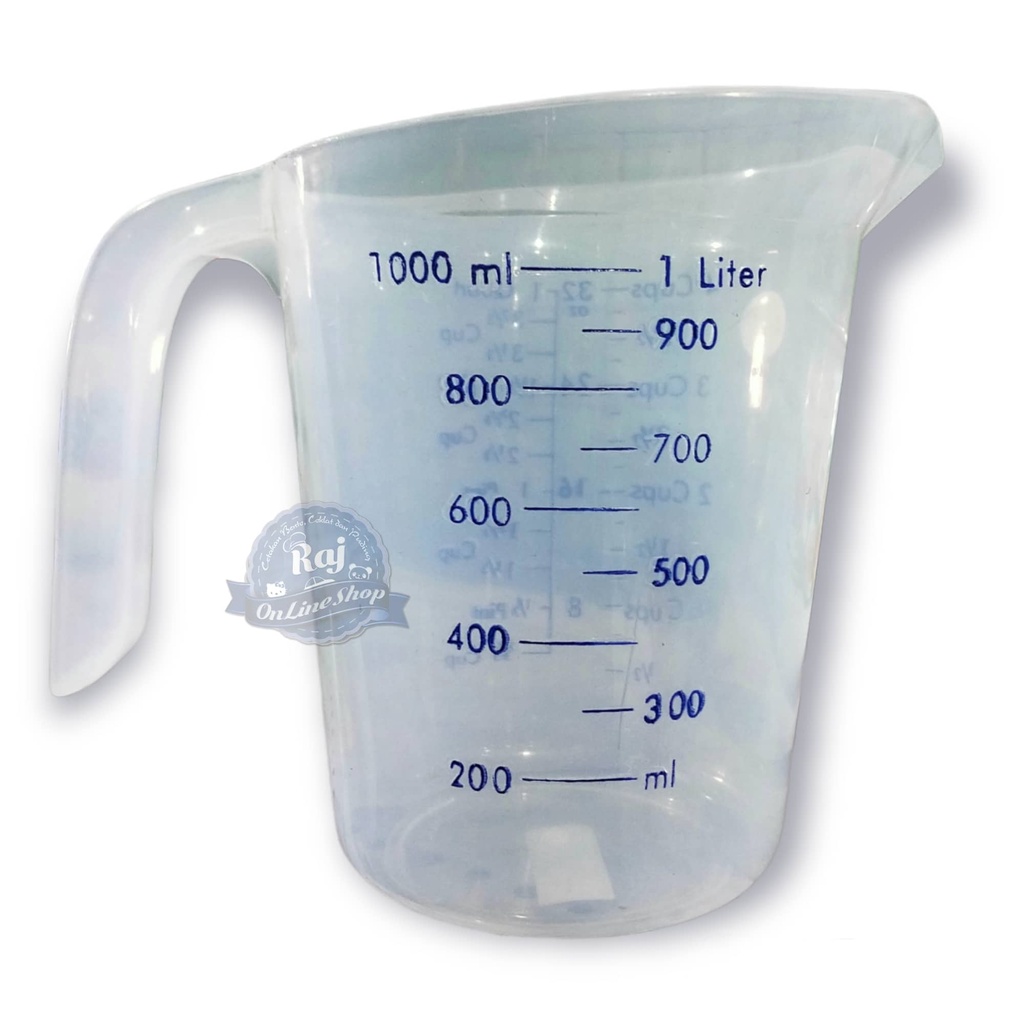 Jual gelas takar 1 L 1000 ml takaran air sirup masakan kue | Shopee ...