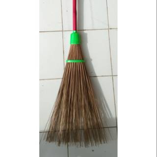 Jual Sapu Lidi Taman/Sapu Taman Gagang Panjang/Sapu Taman Lidi/Gagang ...