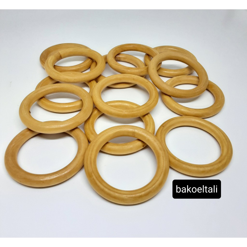 RING KAYU MACRAME 5 CM / RING TAS FULL VERNIS | Shopee Indonesia