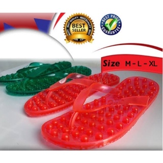 Jual Sandal Refleksi Duri Transparan Terapi Kesehatan - Sendal Jepit ...