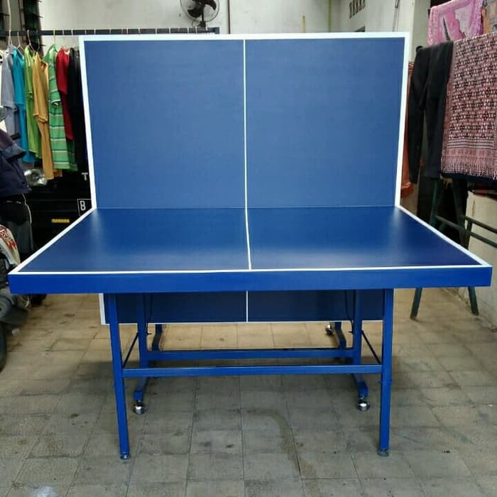 meja pingpong / Tenis Meja BUTTERFLY BAHAN MULTIPLEX 22mm kaki hollo 8roda | Shopee Indonesia