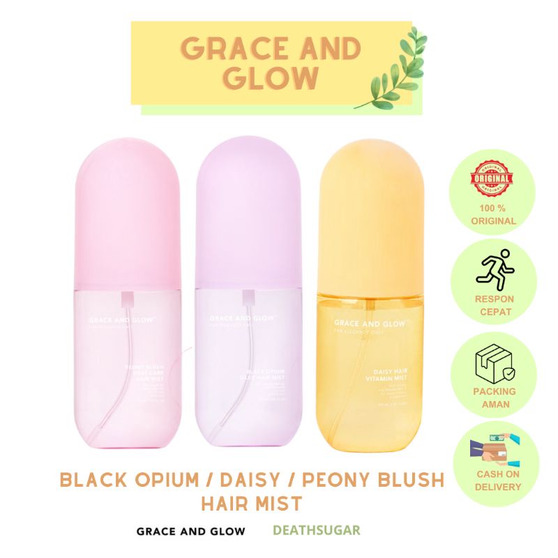 Jual (BPOM) GRACE AND GLOW HAIR MIST 100ml - DAISY SWEET SCENTED AND ...