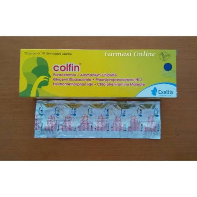 Jual Colfin Tablet Obat Demam Batuk Flu | Shopee Indonesia