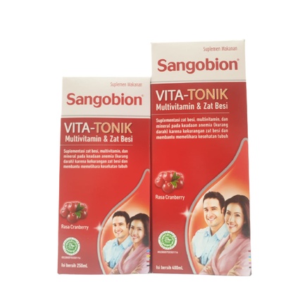 Jual SANGOBION VITA TONIK SIRUP 250ML | Shopee Indonesia