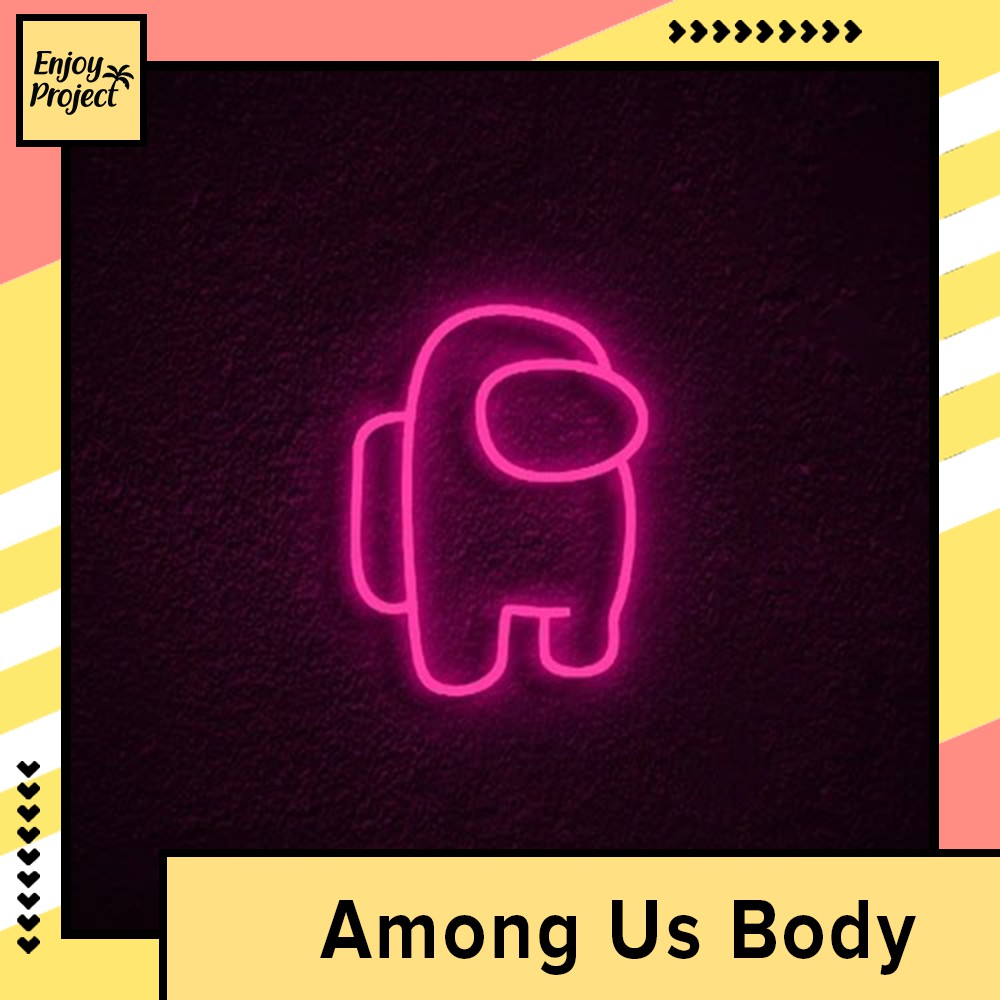 Jual Neon flex sign Among Us Body Uk.25x33cm - Neon Flex - Dekorasi ...