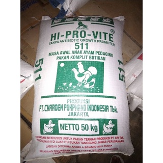 Jual voer pur pakan ayam 511 , 512 , 594 , br-11 hi pro vite 25 kg ...
