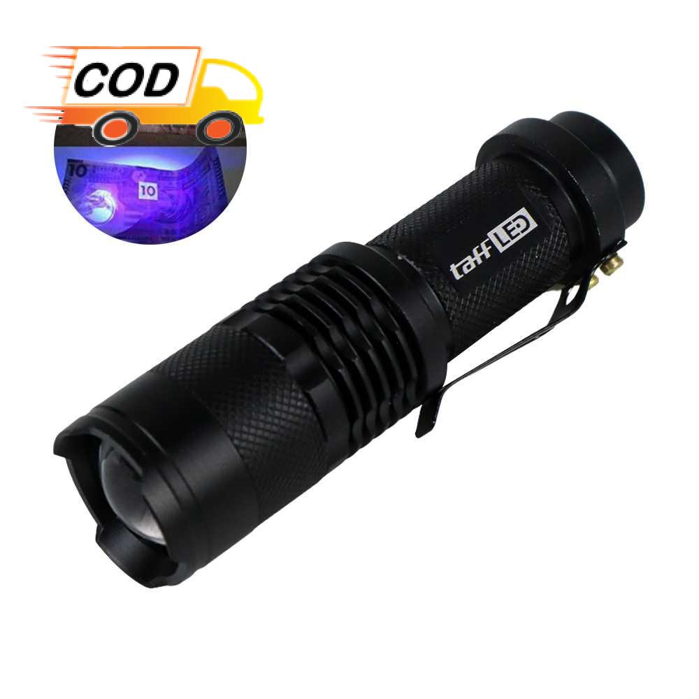 Jual Senter 395nm Ultraviolet Bahan Aluminium Kuat Awet Bisa Cek ...