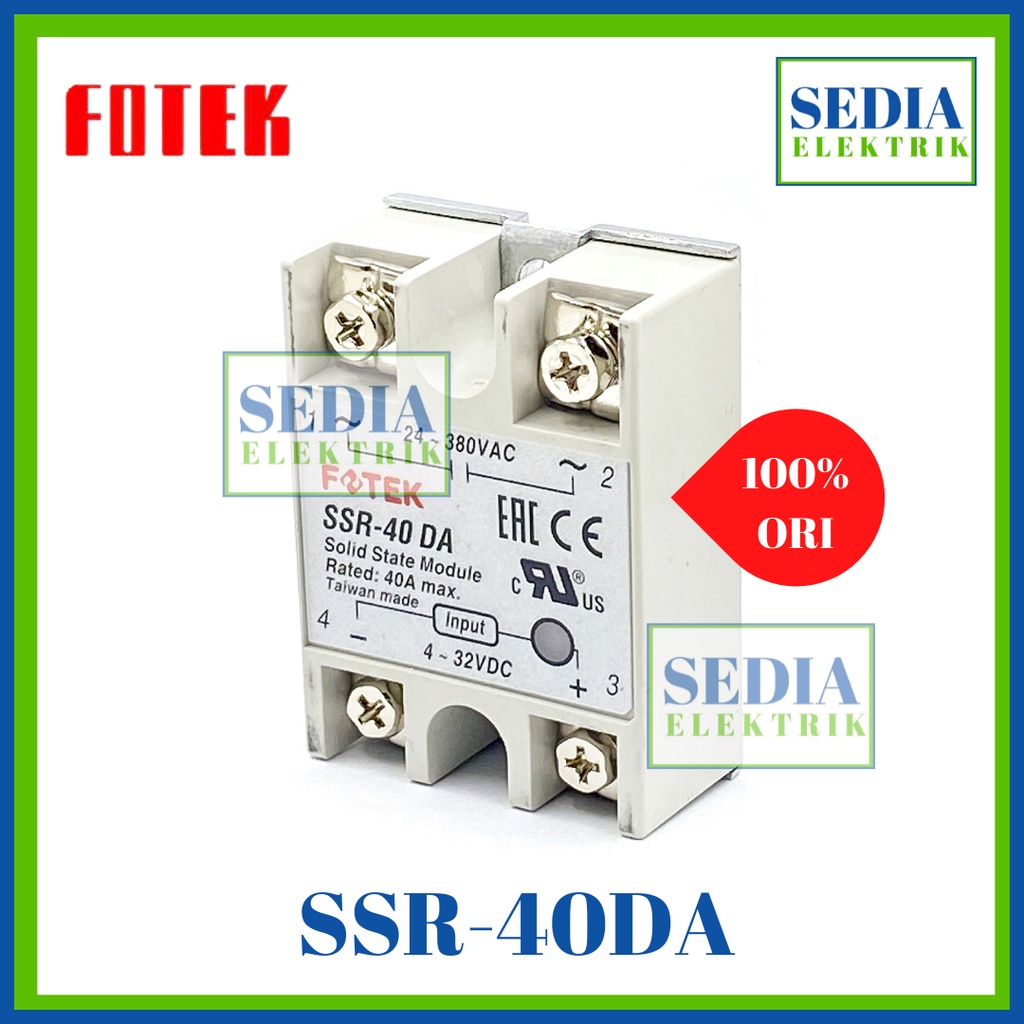 Jual FOTEK SSR-40DA SSR 40 DA 40DA | Shopee Indonesia