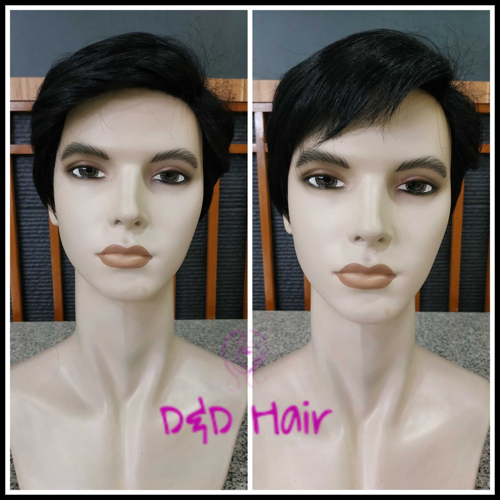 Jual Wig Rambut Pria - D&D16004 - Black - Wig Pendek Indonesia|Shopee ...