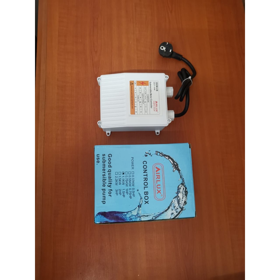 Jual KONTROL BOX CONTROL BOX PANEL POMPA AIR MEREK AIRLUX 1.5HP ...