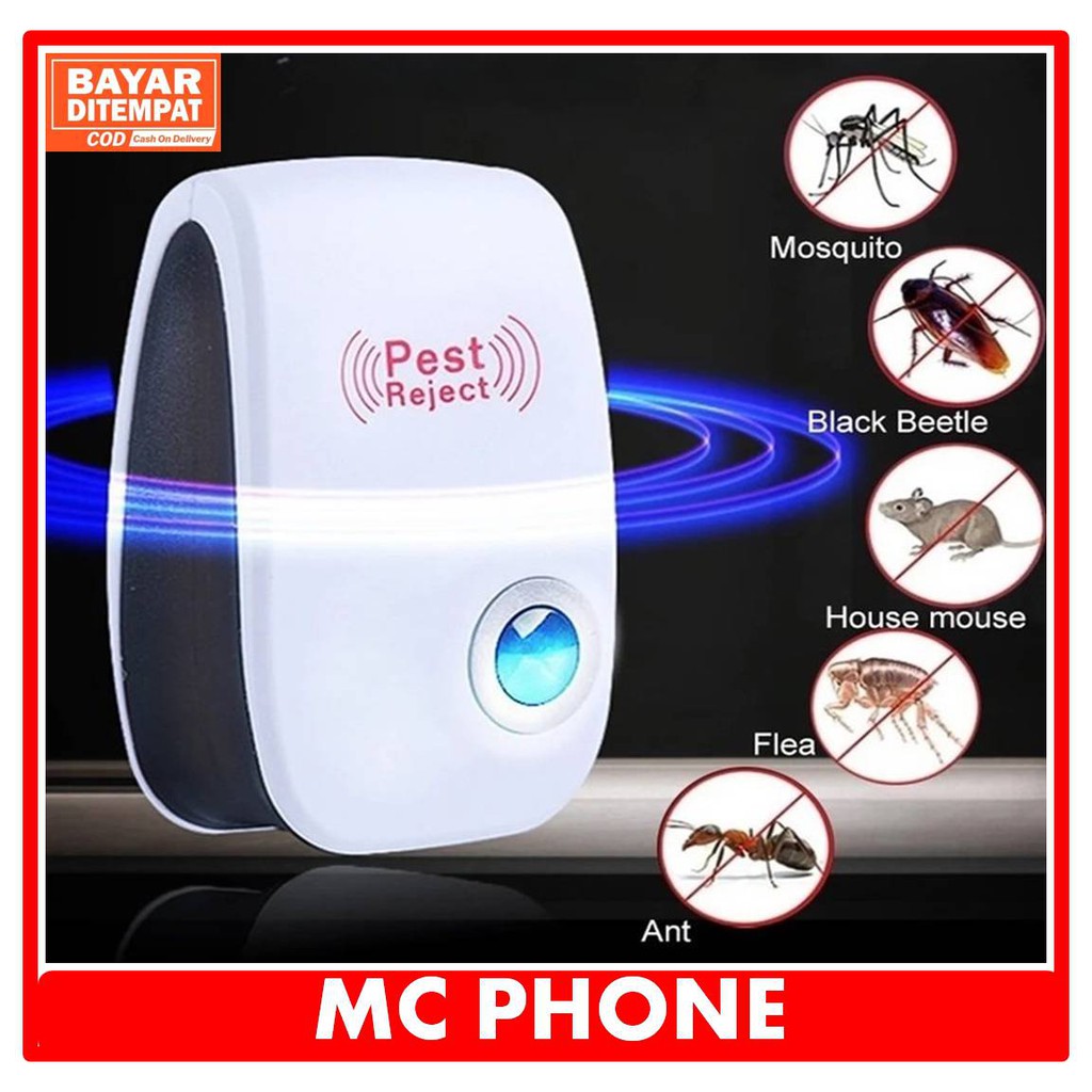 Jual Pest Reject X Ultrasonic Alat Pengusir Serangga Tikus Nyamuk Lalat ...