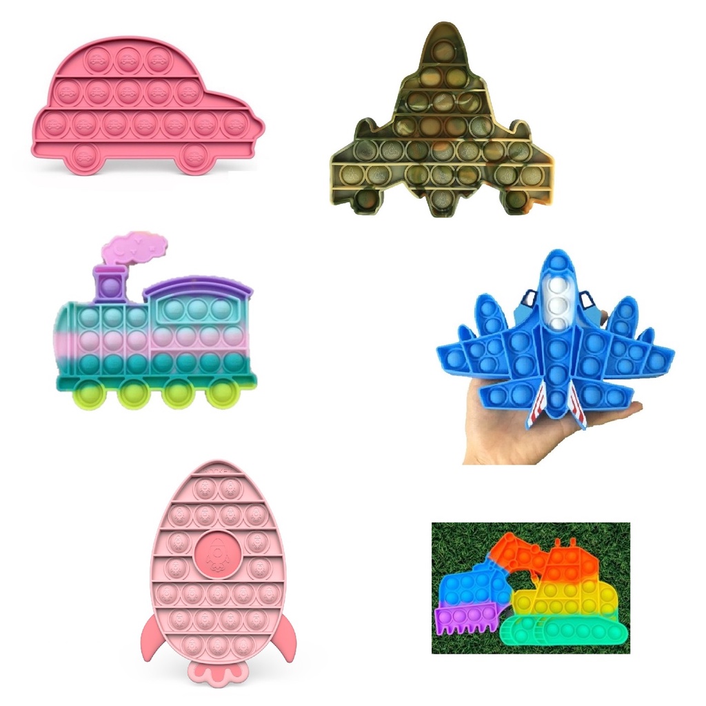 Jual Pop It Popit Fidget Bubble Mainan Viral Tik Tok Transportasi ...