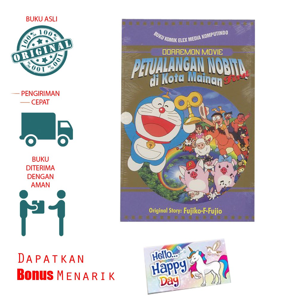 Jual Buku Komik - Doraemon - PETUALANGAN NOBITA DI KOTA MAINAN | Shopee ...