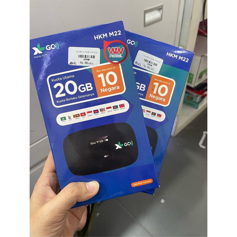 Jual Modem Hkm M22 Wifi Unlock 4G Free Xl Go Izi | Shopee Indonesia