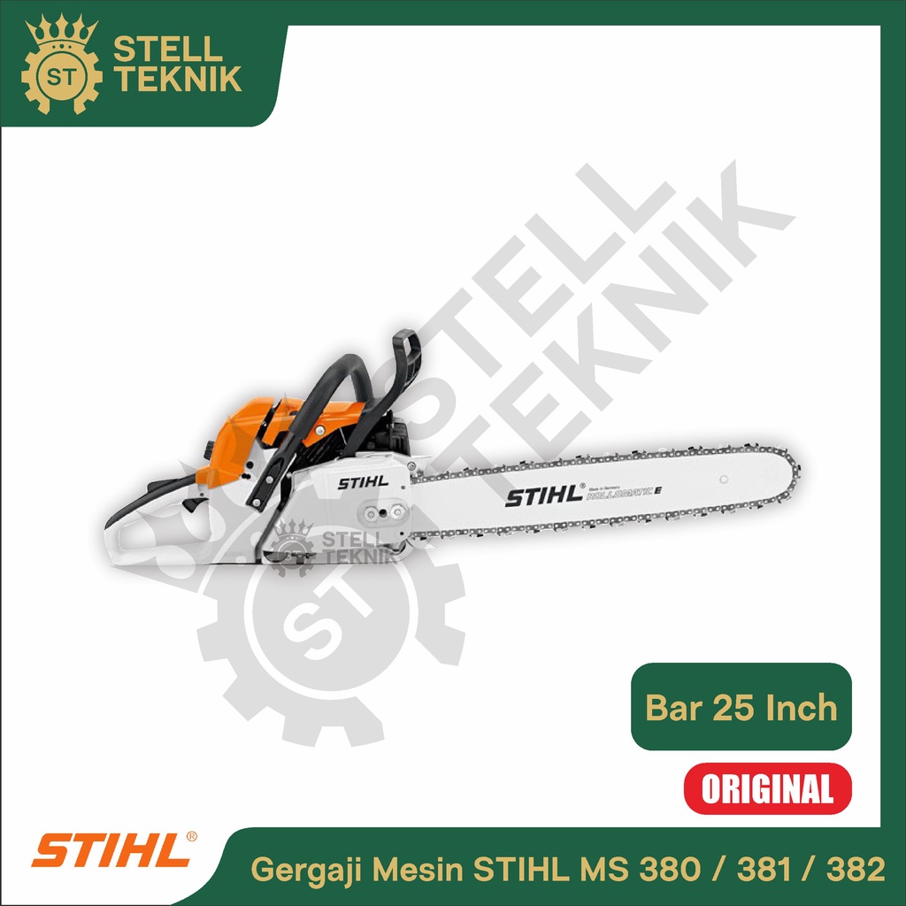 Jual Gergaji Mesin Chainsaw STIHL MS 380 / 381 / 382 Bar 25" Inch Original / Gergaji Mesin ...