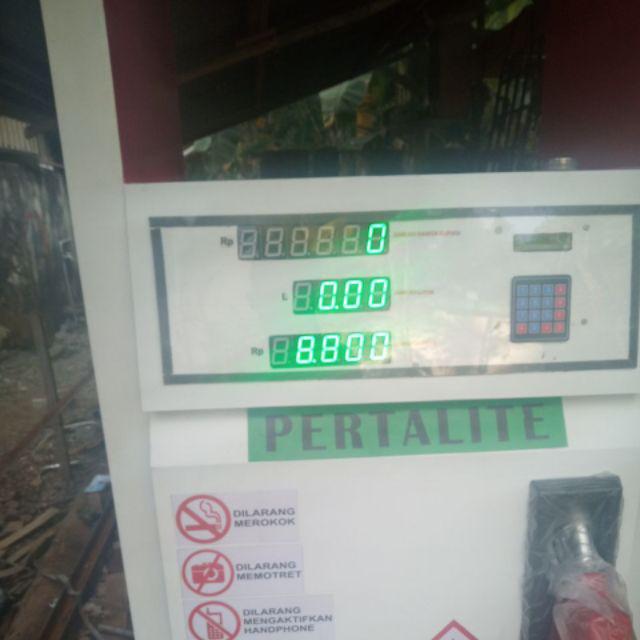 cpu display pertamini pom mini pilihan warna hijau dan biru | Shopee ...