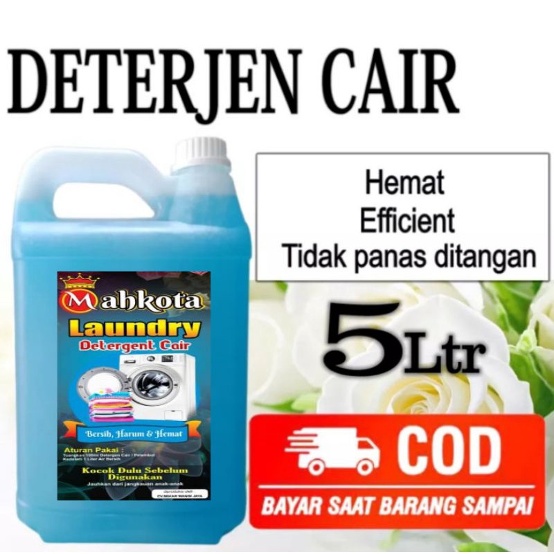 Jual DETERJEN LIQUID LAUNDRY 5 LITER VARIAN BIRU | Shopee Indonesia