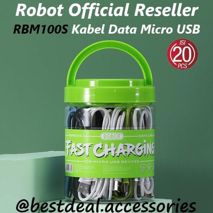 Jual Kabel Data Robot RBM100 Micro USB Data Cable (1 Box isi 30 Pcs) | Shopee Indonesia