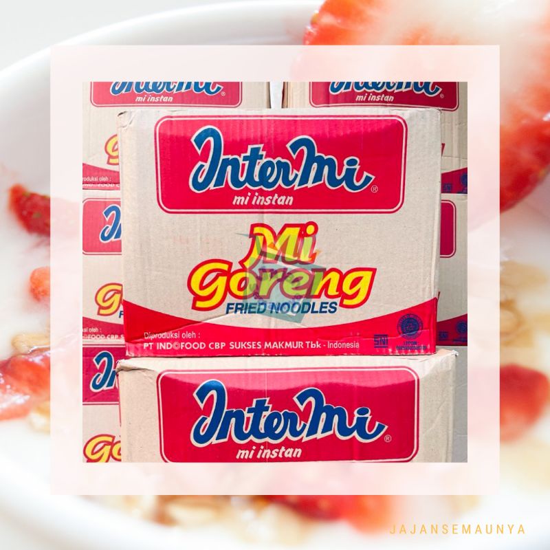 Jual Intermie mie goreng by indofood 1 dus x 40 pcs Indonesia|Shopee ...