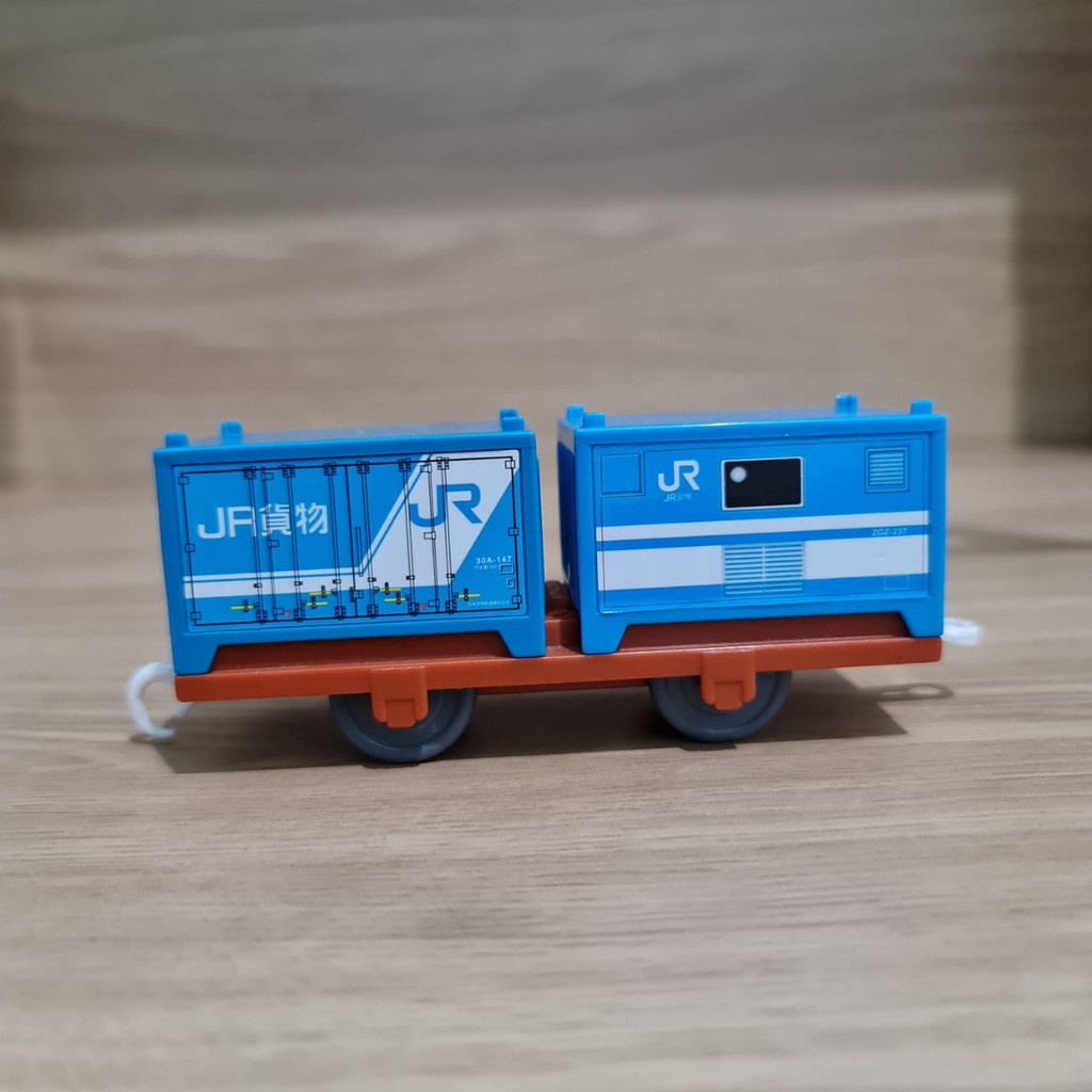 Jual Plarail Container Car / gerbong kontainer besar - Biru | Shopee ...
