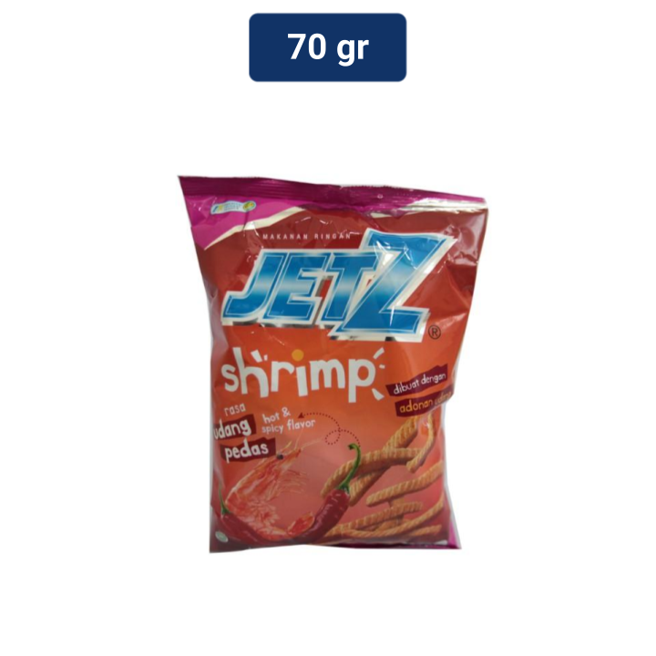 Jual Jetz Snack Udang Pedas 70 gr | Shopee Indonesia