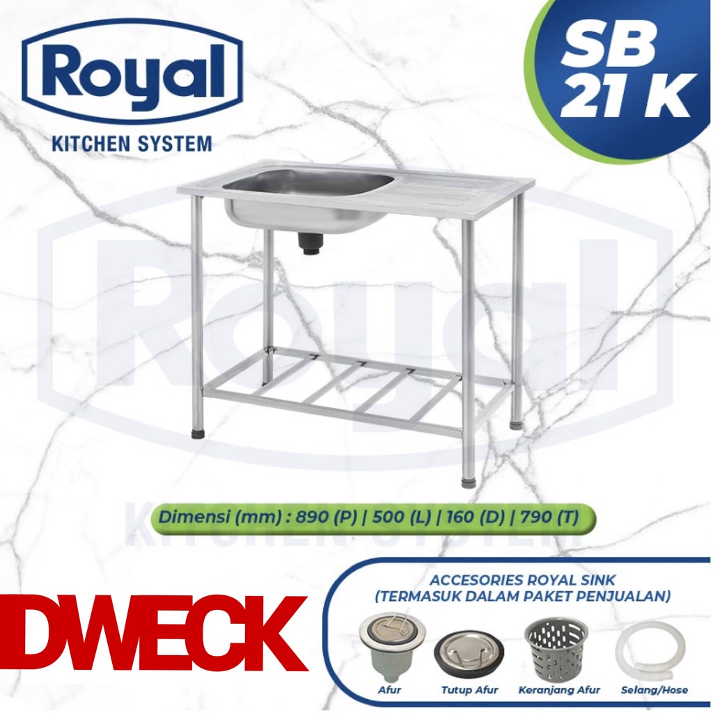 Jual Kitchen Sink Portable Royal Cuci Piring Royal SB21PK | Shopee ...