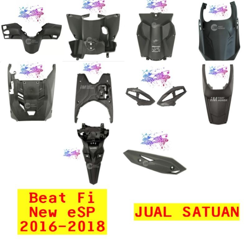Jual COVER BODY KASAR HONDA BEAT FI ESP ALL NEW 2016-2018 SATUAN ECERAN ...