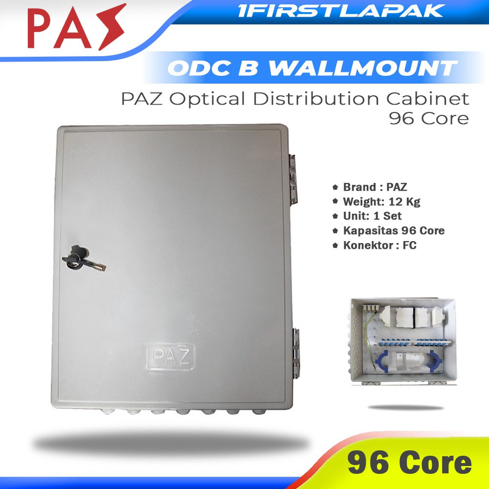 Jual ODC B 96 Core PAZ FC UPC Fiber Optik Optical Distribution Cabinet ...