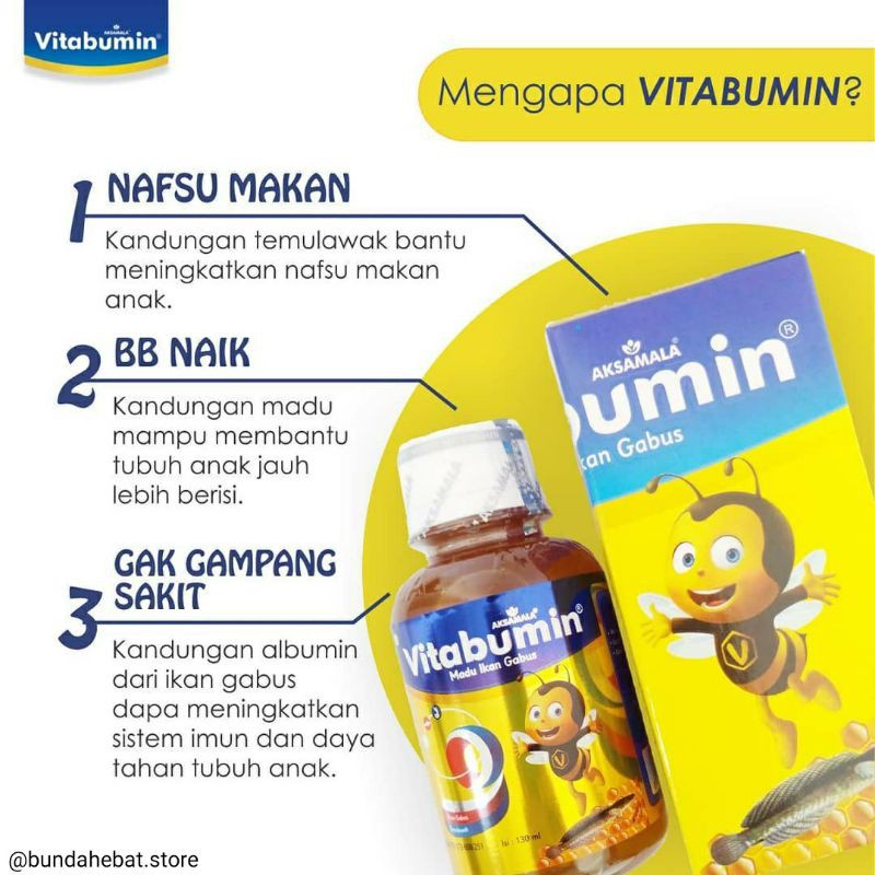 Jual Vitabumin Penambah Nafsu Makan Anak 130 ml | Shopee Indonesia