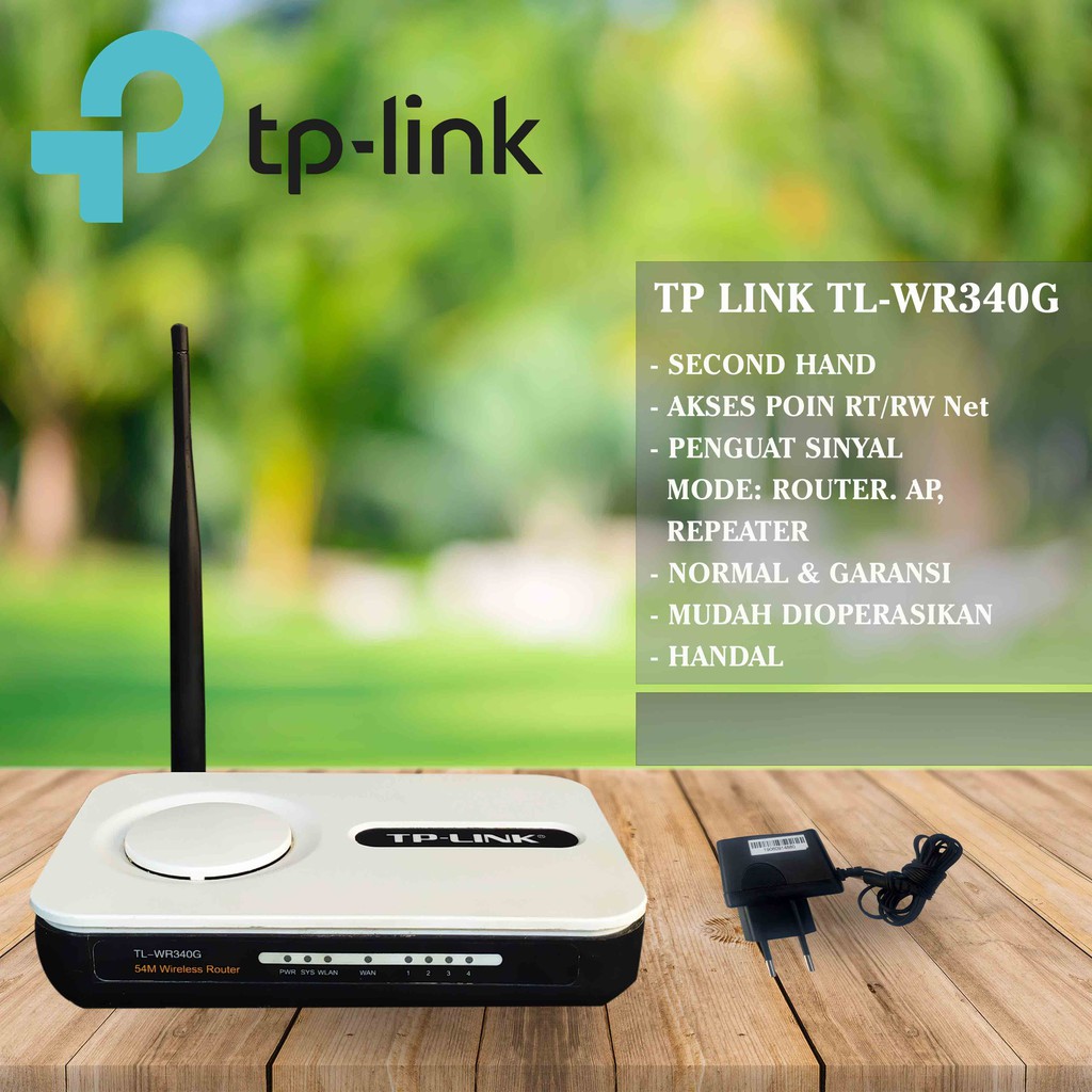 Jual Router Wifi Wireless TP Link Tplink TL-WR340G Mantabs bukan Modem ...