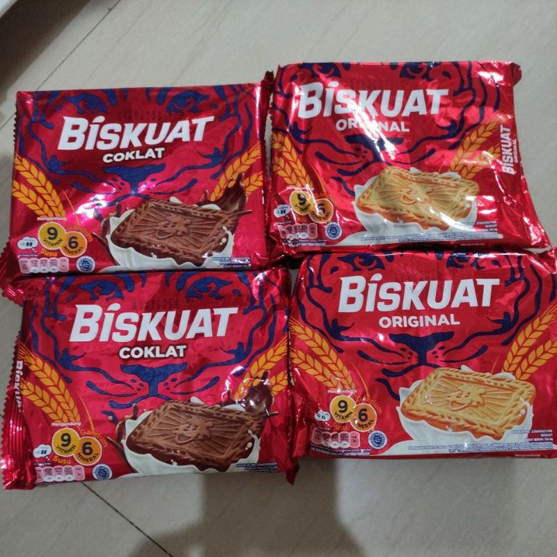 Jual BISKUAT biskuit Original coklat 121,6 g 50.4 g | Shopee Indonesia