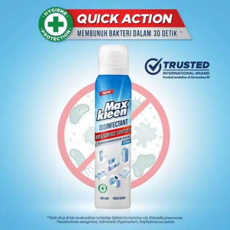 Jual Maxkleen Disinfectant air surface sanitizer | Disinfectant ...