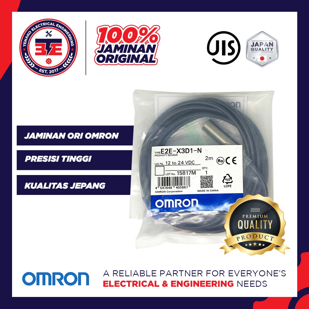 Jual Omron E2E-X3D1-N Proximity Sensor Original Omron | Shopee Indonesia
