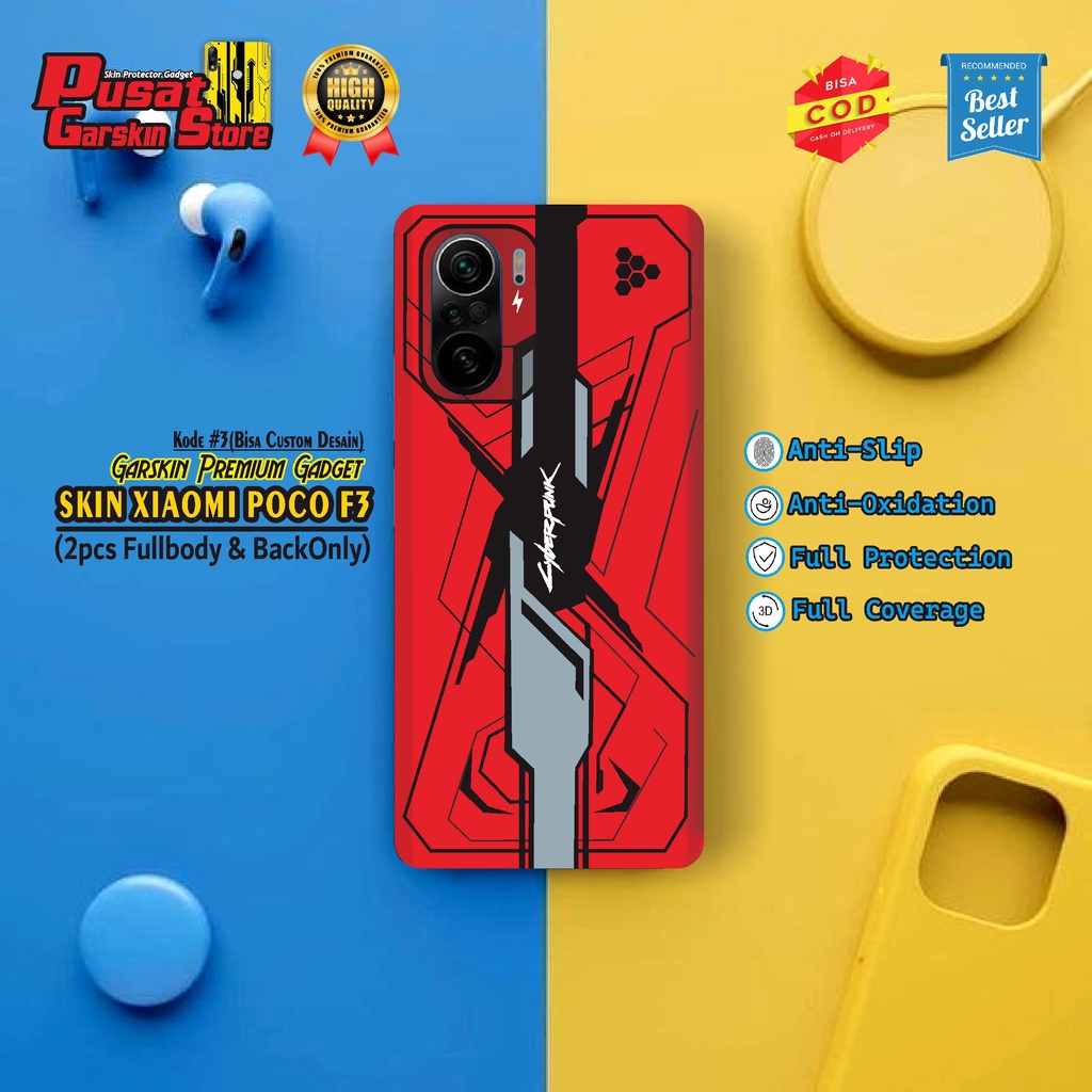 Jual Garskin POCO F3 Skin Premium Gadget Motif Style Cyber(Isi 2pcs) | Shopee Indonesia